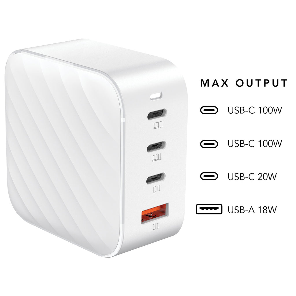 120W GaN Multi Port Wall Charger – TekYa